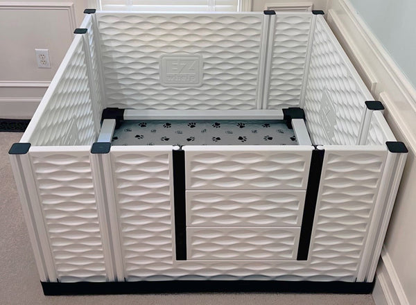 EZclassic TALL Whelping Box w/Rails - EZwhelp