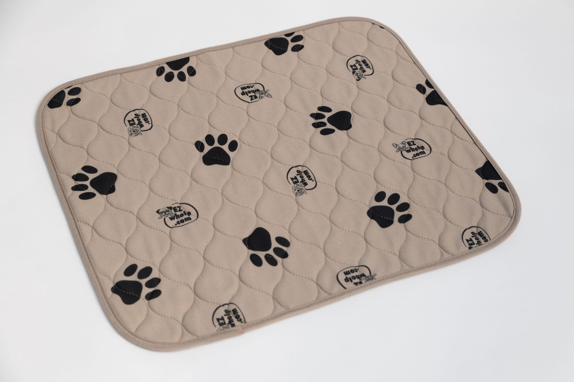 Light Brown Paw Print Pad/Mat, 2-Pack – EZwhelp