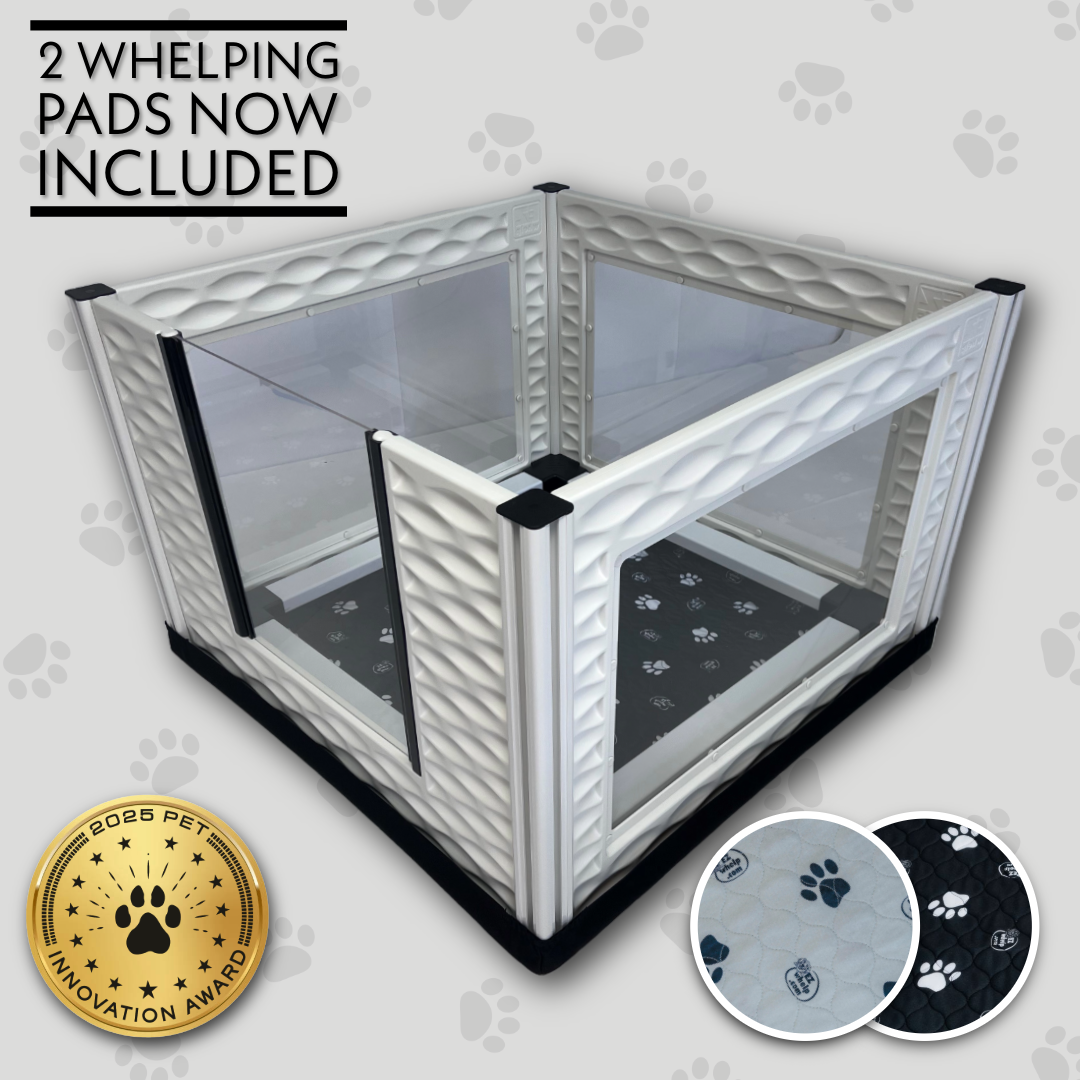 EZclassic Tall Windowed Whelping Box Set | Box w/ Pig-Rails – EZwhelp