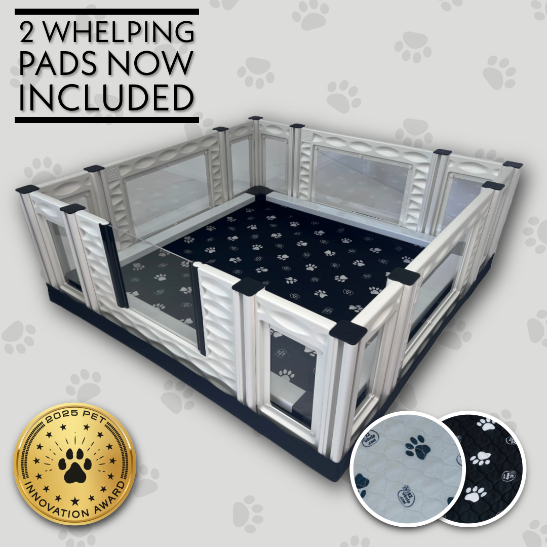 EZclassic Whelping Box Set with Windows & Rails – EZwhelp