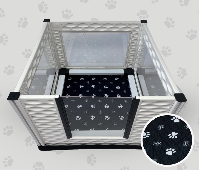 EZclassic TALL Windowed Whelping Box Set w/Rail Assembly – EZwhelp