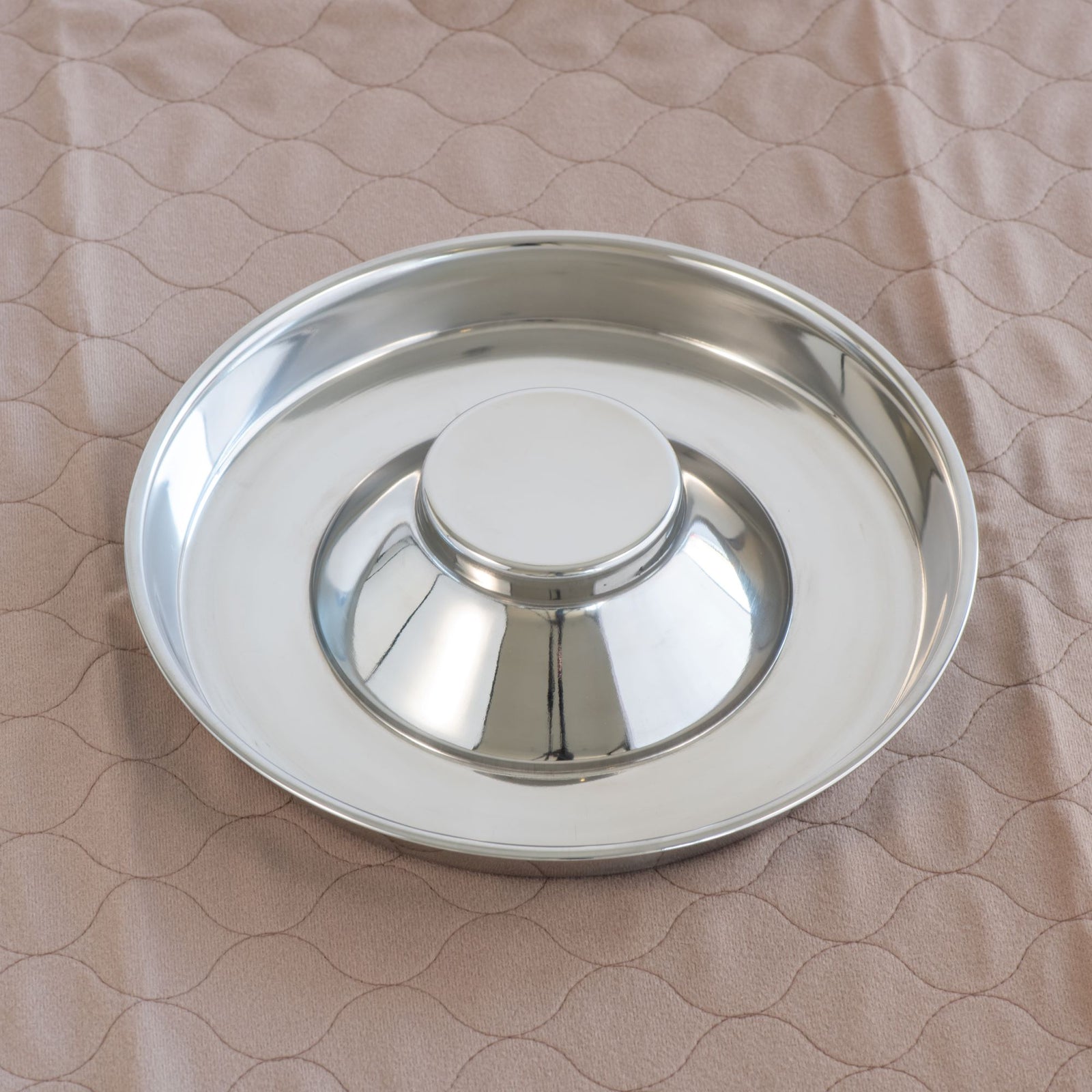 12" Puppy Feeding Dish | Stainless Steel Dog Bowl | EZ Whelp - EZwhelp