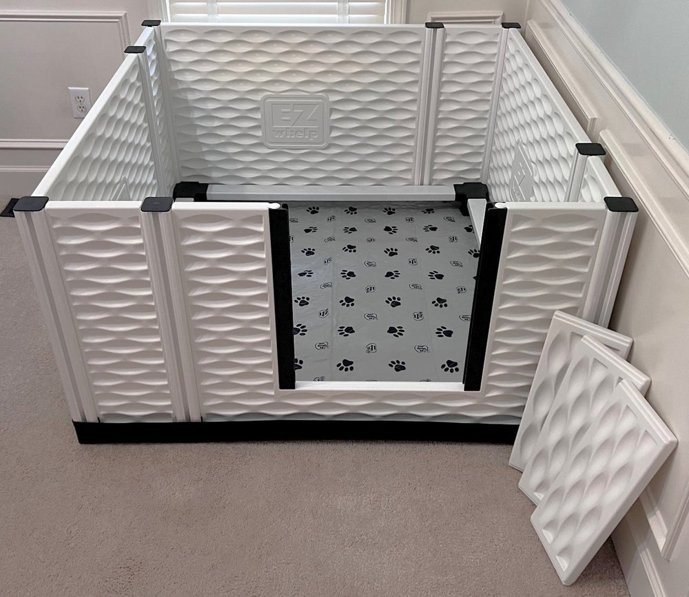 EZclassic TALL Whelping Box w/Rails – EZwhelp